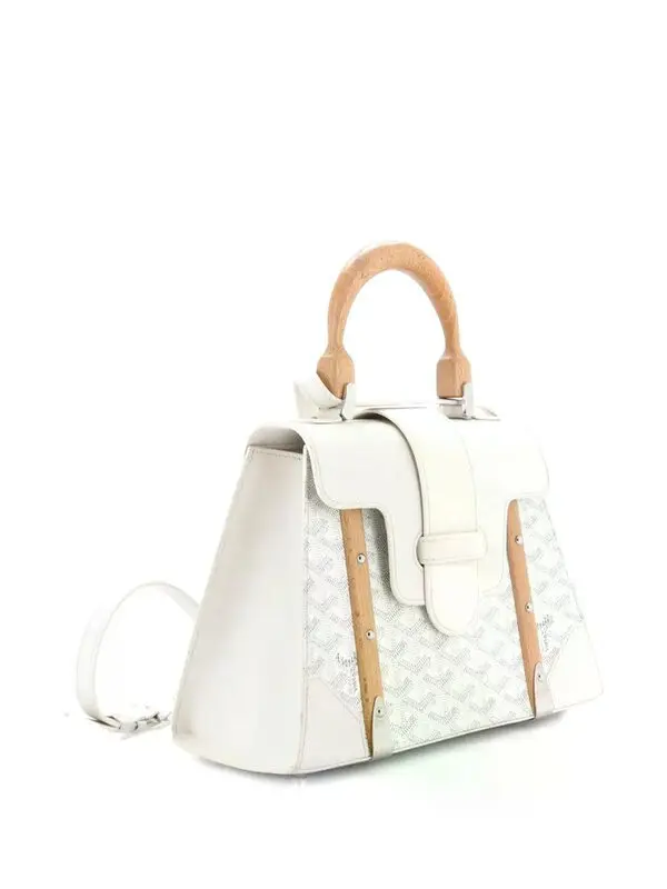Goyard Saigon Top Handle Bag Pm Satchel - White
