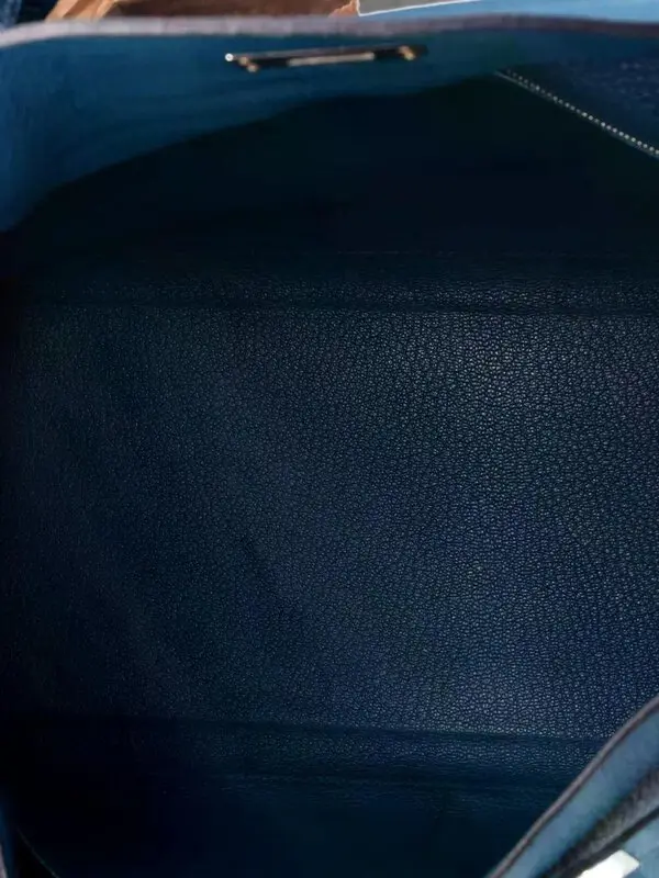 Hermès Kelly 35 Satchel In Togo Leather With Palladium Hardware