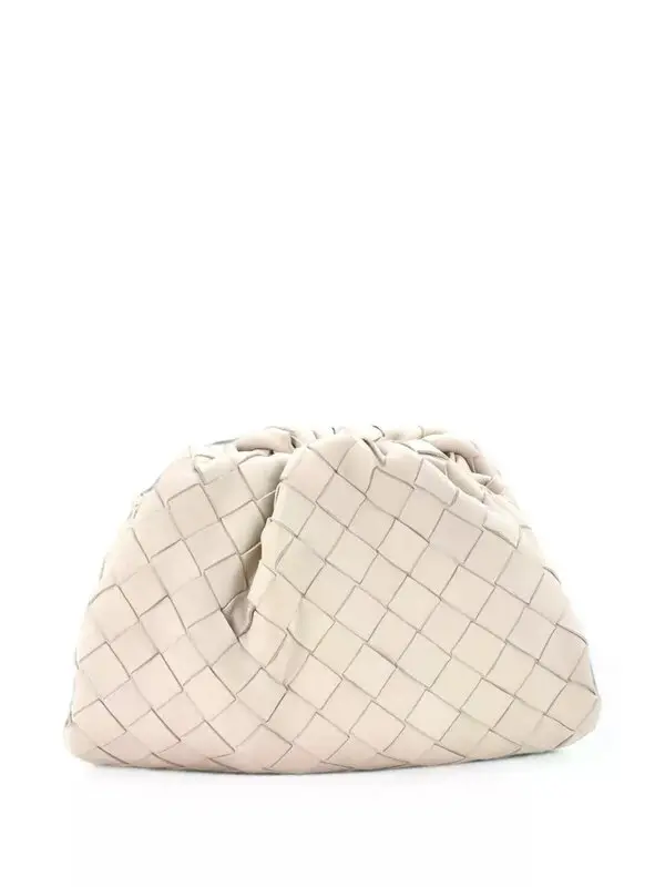 Bottega Veneta The Pouch Intrecciato Nappa Mini Crossbody Bag - Neutrals