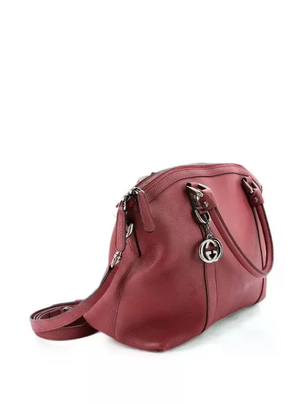 Gucci Britt Convertible Dome Leather Satchel