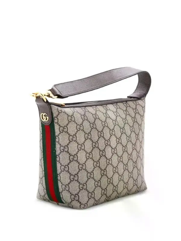 Gucci Ophidia Gg Coated Canvas Super Mini Shoulder Bag