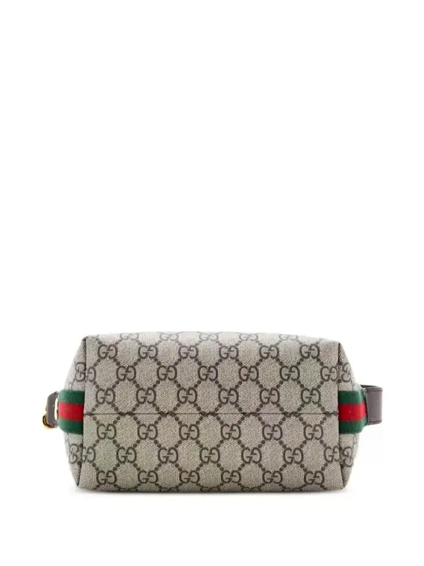Gucci Ophidia Gg Coated Canvas Super Mini Shoulder Bag