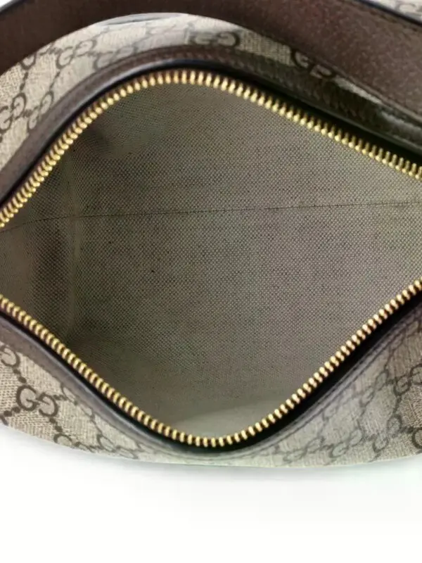 Gucci Ophidia Gg Coated Canvas Super Mini Shoulder Bag