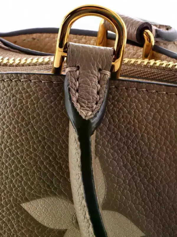LOUIS VUITTON Petit Palais Handbag Monogram Empreinte Giant Satchel - Neutrals
