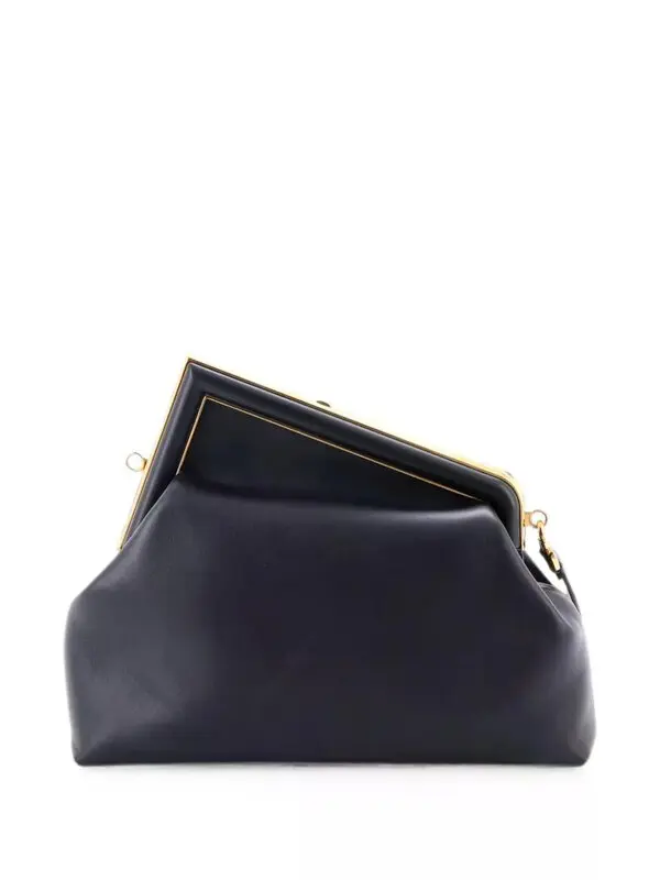 Fendi First Bag Leather Medium Clutch Bag