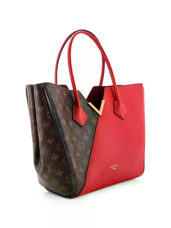 LOUIS VUITTON Monogram Canvas And Leather Kimono Mm Tote Bag - Brown