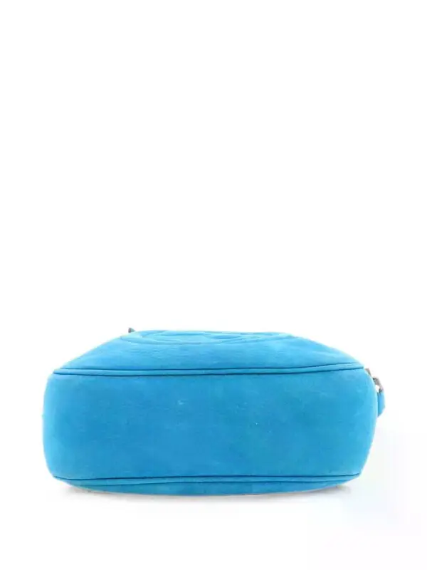 Gucci Soho Disco Nubuck Small Crossbody Bag - Blue