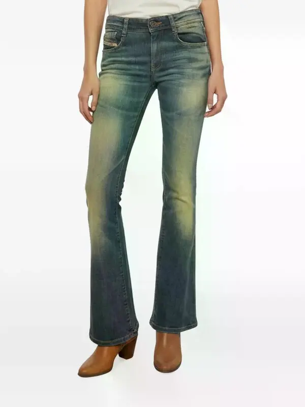 DIESEL® Denim Bell-bottom Jeans - Blue