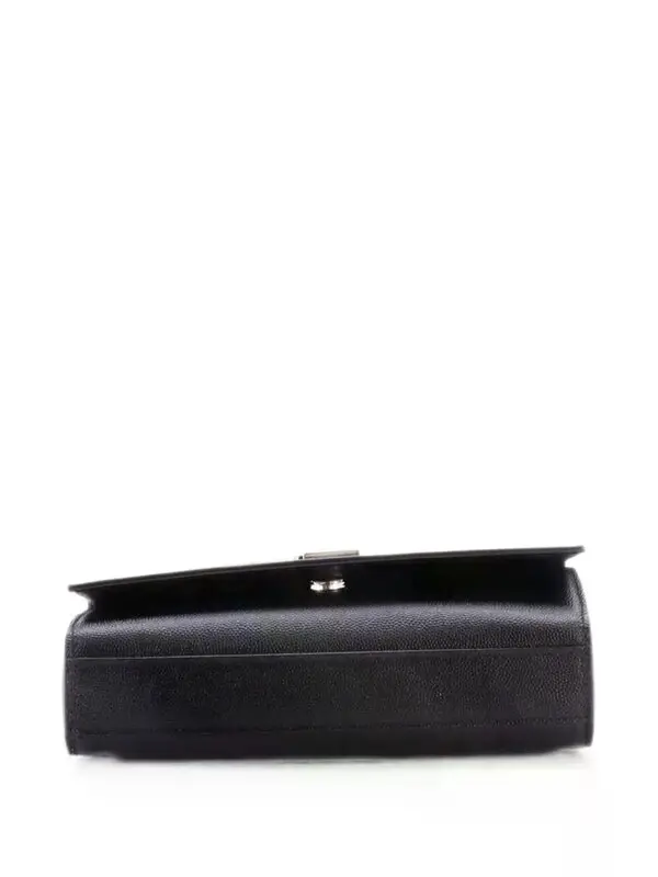 Saint Laurent Monogram Grainy Leather Small Crossbody Bag