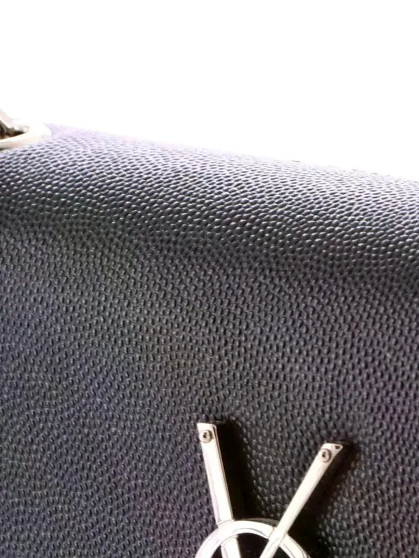 Saint Laurent Monogram Grainy Leather Small Crossbody Bag