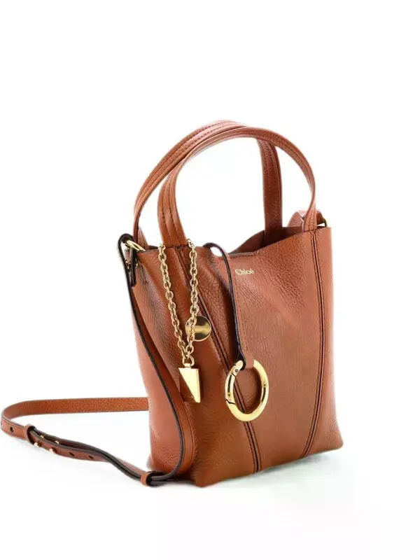 Chloé Small Spin Tote Leather Crossbody Bag