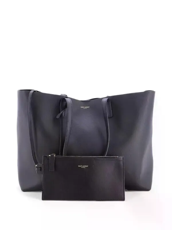 Saint Laurent Shopper Leather Large Tote Bag
