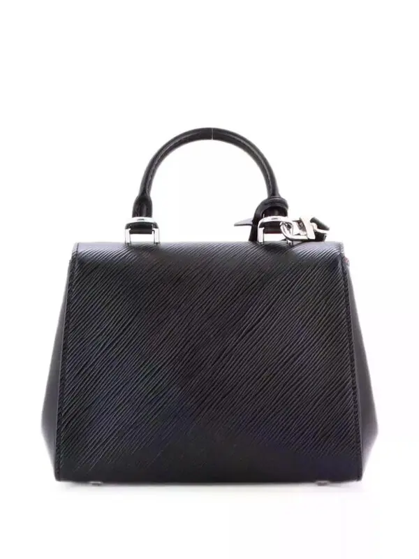 LOUIS VUITTON Cluny Top Handle Bag Epi Leather Mini Satchel