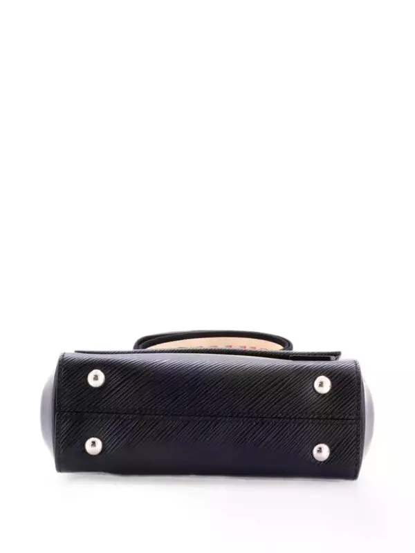 LOUIS VUITTON Cluny Top Handle Bag Epi Leather Mini Satchel
