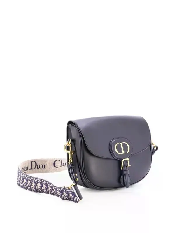 Dior Bobby Flap Bag Leather Large Crossbody Bag