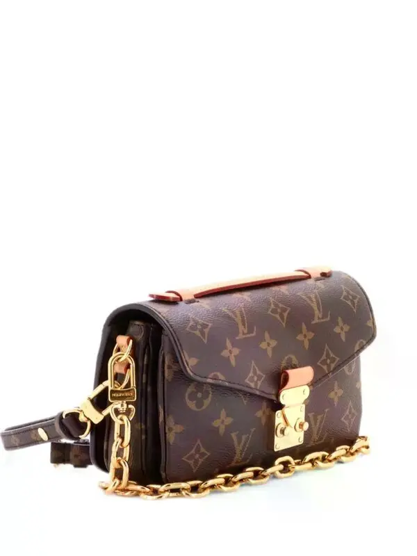 LOUIS VUITTON Monogram Canvas Pochette Metis East West Bag - Brown