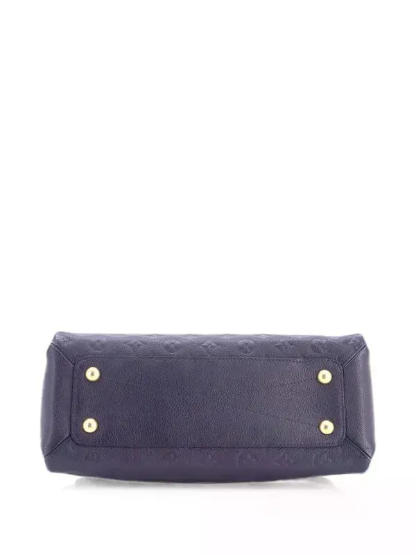 LOUIS VUITTON Monogram Empreinte Vosges Mm Satchel - Blue