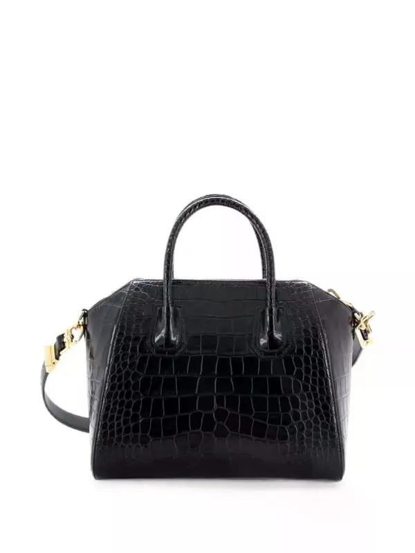 Givenchy Antigona Bag Crocodile Embossed Leather Small Satchel