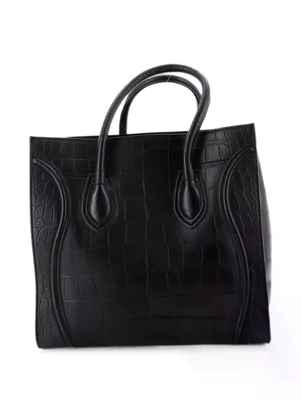 Celine Phantom Croc Effect Medium Tote Bag
