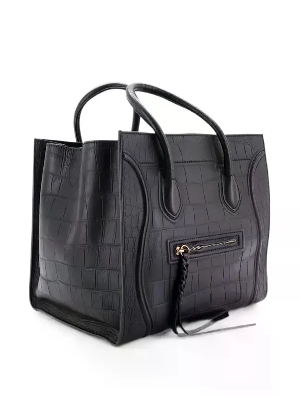 Celine Phantom Croc Effect Medium Tote Bag