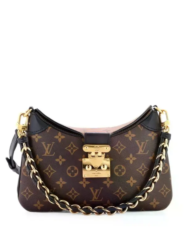 LOUIS VUITTON Twinny Handbag In Monogram And Reverse Monogram Canvas With Leather - Brown