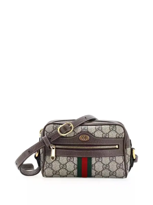 Gucci Ophidia Shoulder Bag Gg Coated Canvas Mini Crossbody Bag