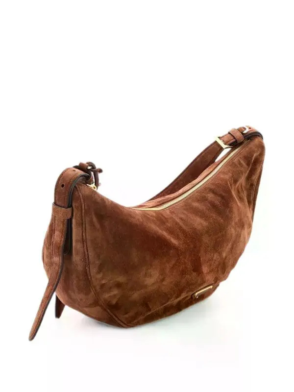 Prada Suede Demi-lune Shoulder Bag