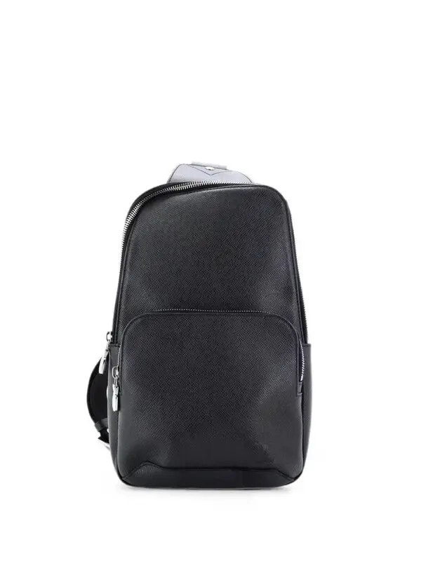 LOUIS VUITTON Avenue Sling Bag Taiga Leather - Black