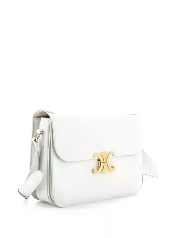 Celine Triomphe Shoulder Bag In Smooth Calfskin