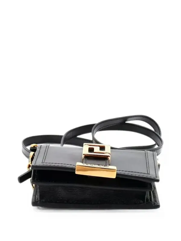Versace Greca Goddess Wallet On Chain Leather Mini Crossbody Bag