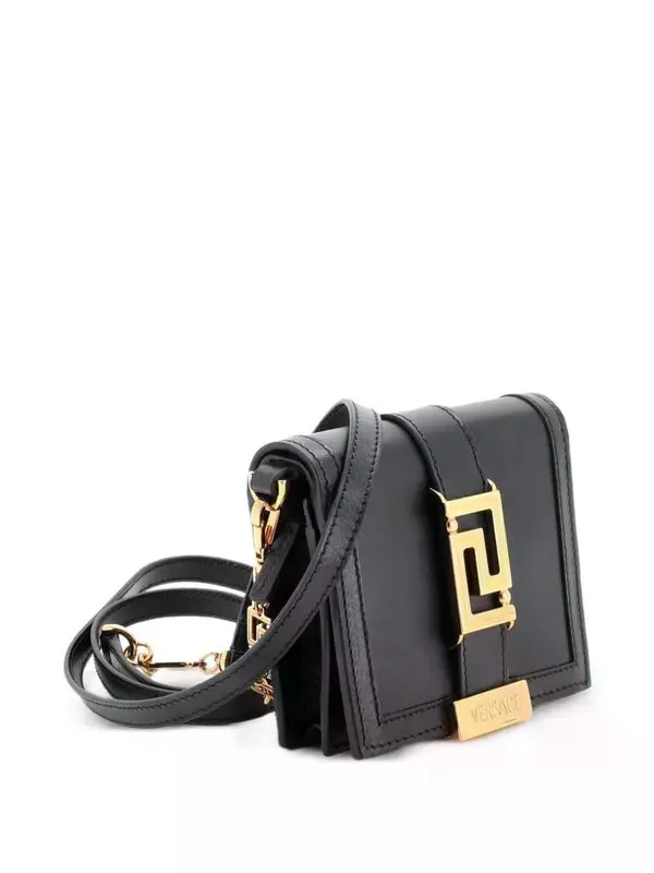 Versace Greca Goddess Leather Wallet On Chain Mini Crossbody Bag