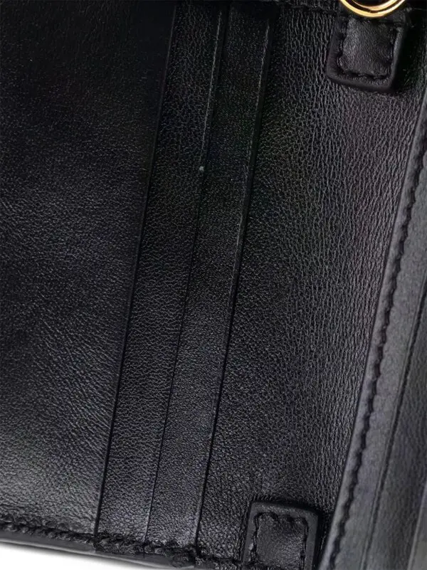 Versace Greca Goddess Leather Wallet On Chain Mini Crossbody Bag