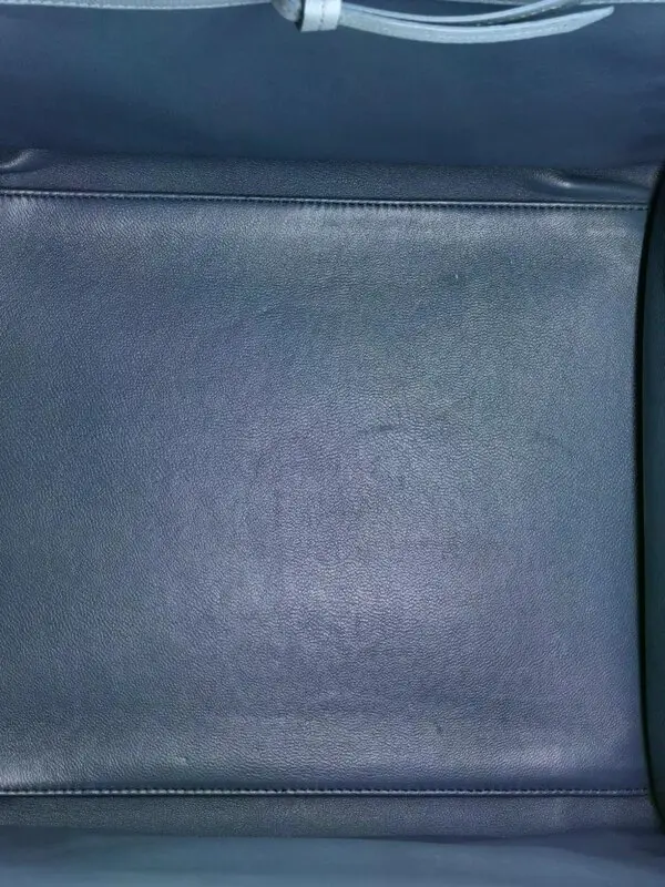 Celine Phantom Bag Grainy Leather Medium Tote Bag - Blue