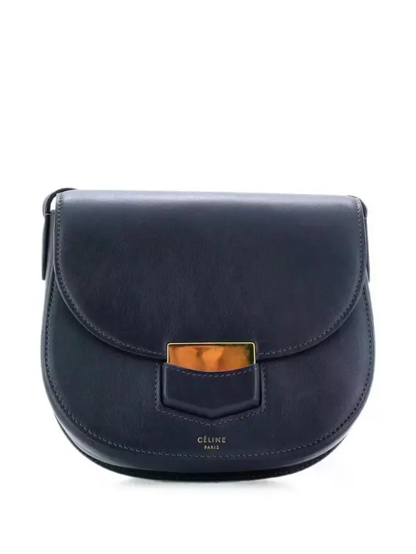 Celine Trotteur Grainy Leather Small Crossbody Bag
