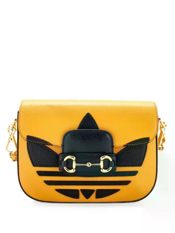 Gucci X Adidas Horsebit 1955 Shoulder Bag - Yellow