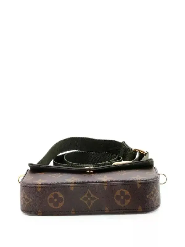 LOUIS VUITTON Felicie Strap & Go Monogram Canvas Handbag - Brown