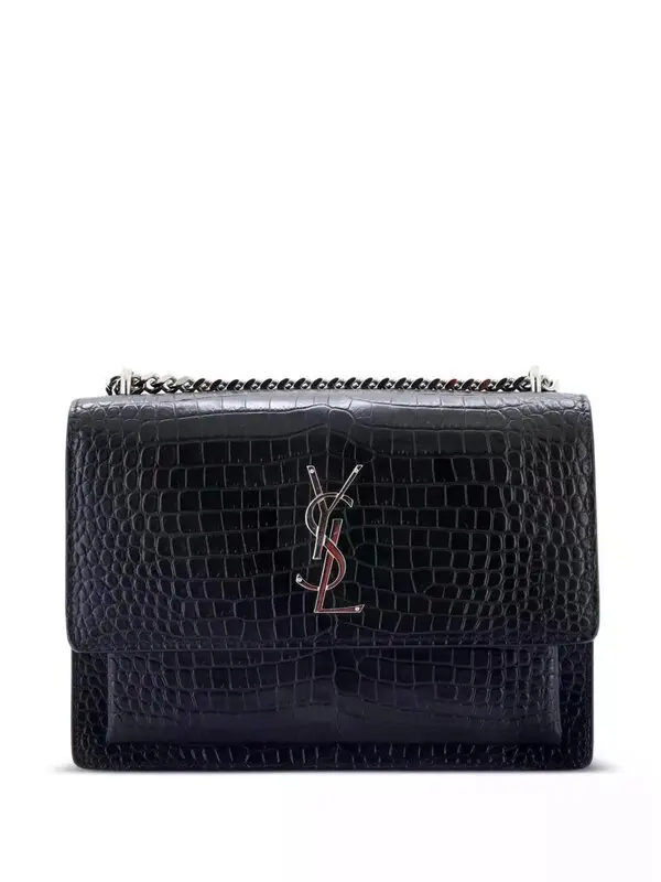Saint Laurent Medium Sunset Bag - Black