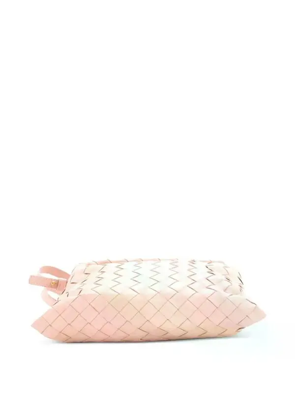 Bottega Veneta Intrecciato Nappa Mini Satchel - Pink