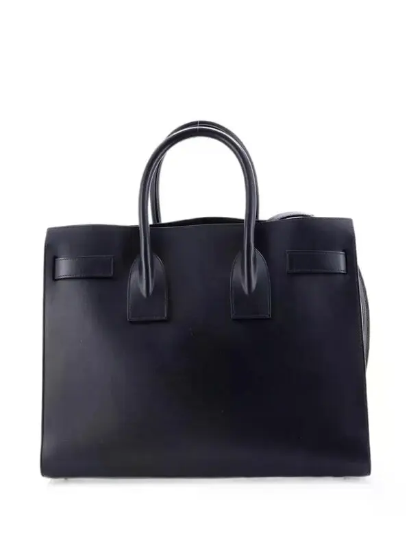 Saint Laurent Sac De Jour Nm Bag Leather Small Tote Bag - Blue