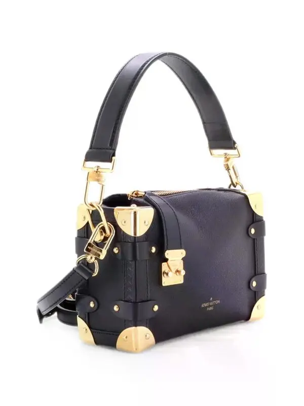 LOUIS VUITTON Side Trunk Handbag In Taurillon Leather
