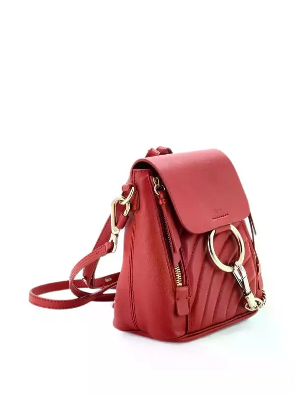 Chloé Faye Quilted Leather Mini Backpack