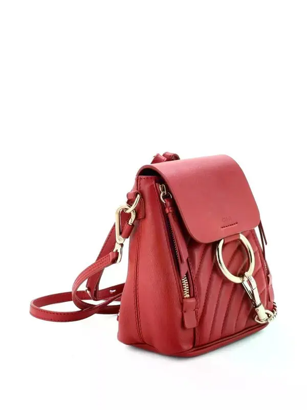 Chloé Faye Quilted Leather Mini Backpack
