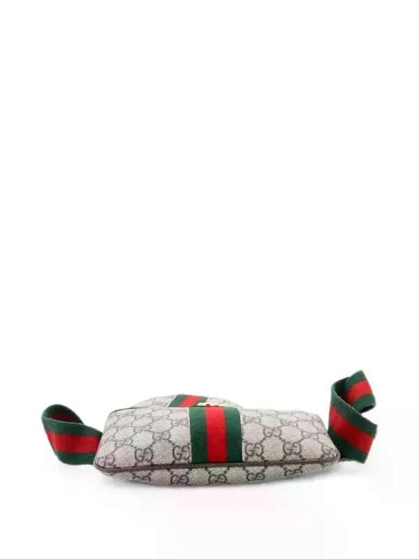 Gucci Ophidia Heart Utility Double Gg Coated Canvas Belt Bag