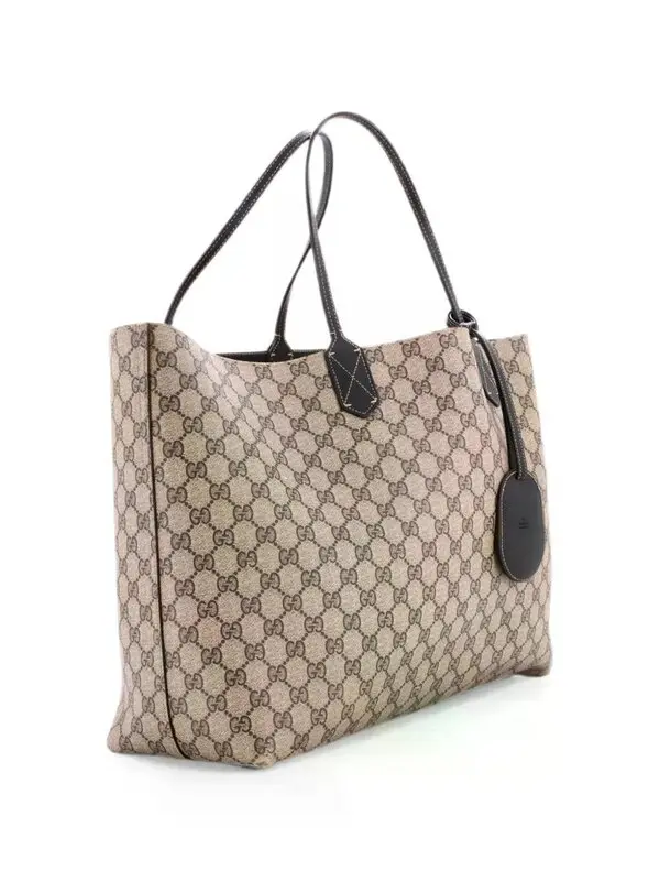Gucci Reversible Gg Print Leather Large Tote Bag