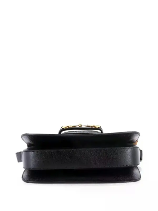Gucci Horsebit 1955 Gg Denim Small Shoulder Bag