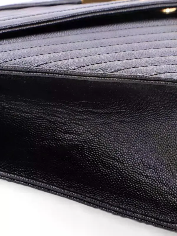 Saint Laurent Matelassé Chevron Leather Shoulder Bag