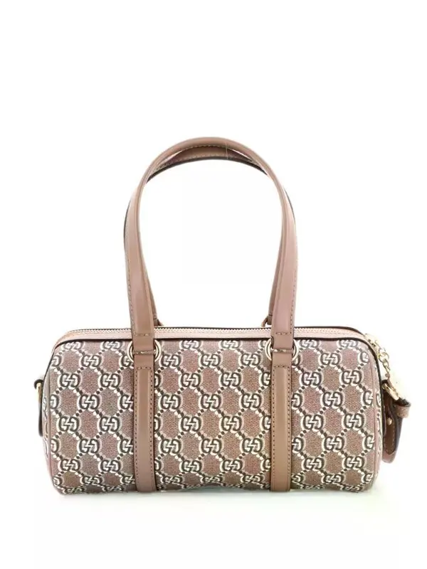 Gucci Gg Shadow Coated Canvas Convertible Duffle Shoulder Bag