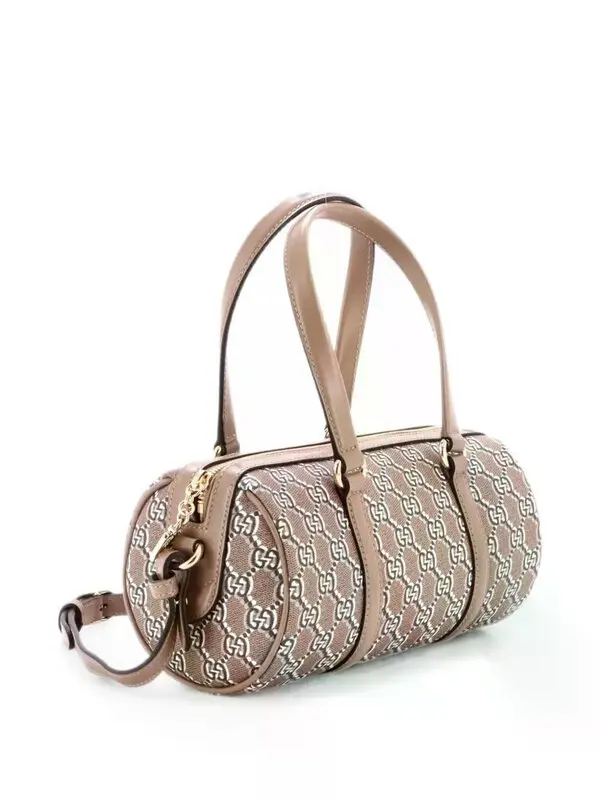 Gucci Gg Shadow Coated Canvas Convertible Duffle Shoulder Bag