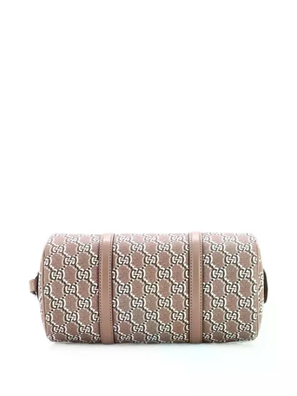 Gucci Gg Shadow Coated Canvas Convertible Duffle Shoulder Bag