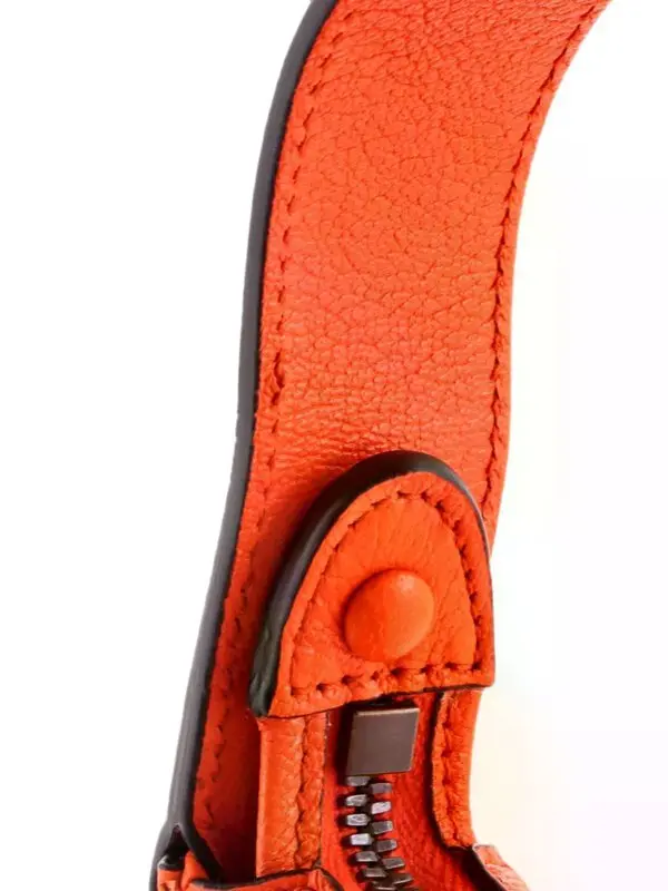 Gucci Aphrodite Leather Mini Shoulder Bag - Orange